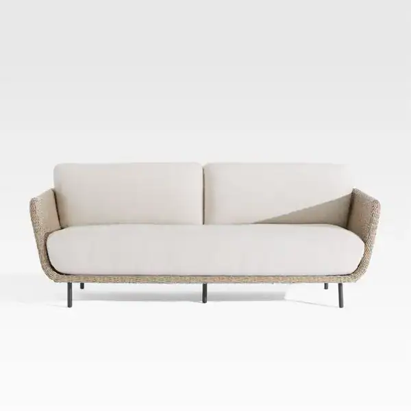 Crate & Barrel Grotta Off-white Sofa Cushion Replacement - Off White | Editorialist